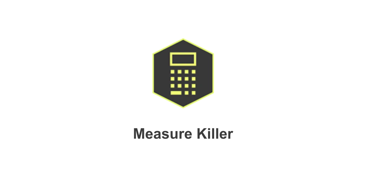 Clean your model — advanced optimization — Measure Killer Docs